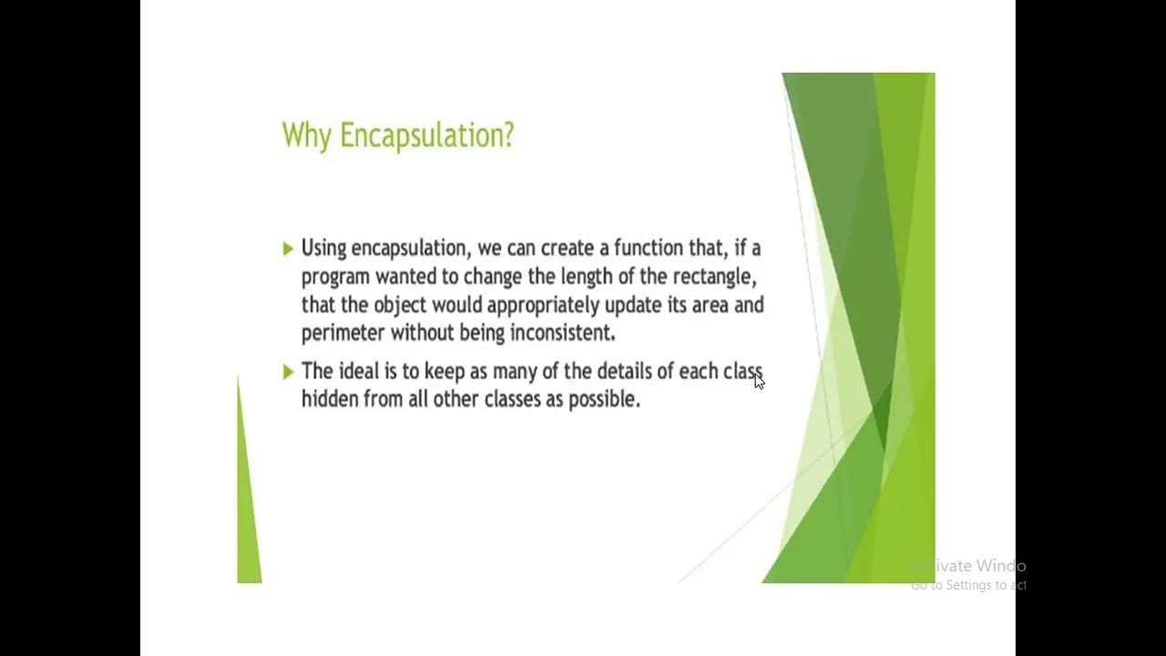 Data encapsulation online OOP CPP - YouTube