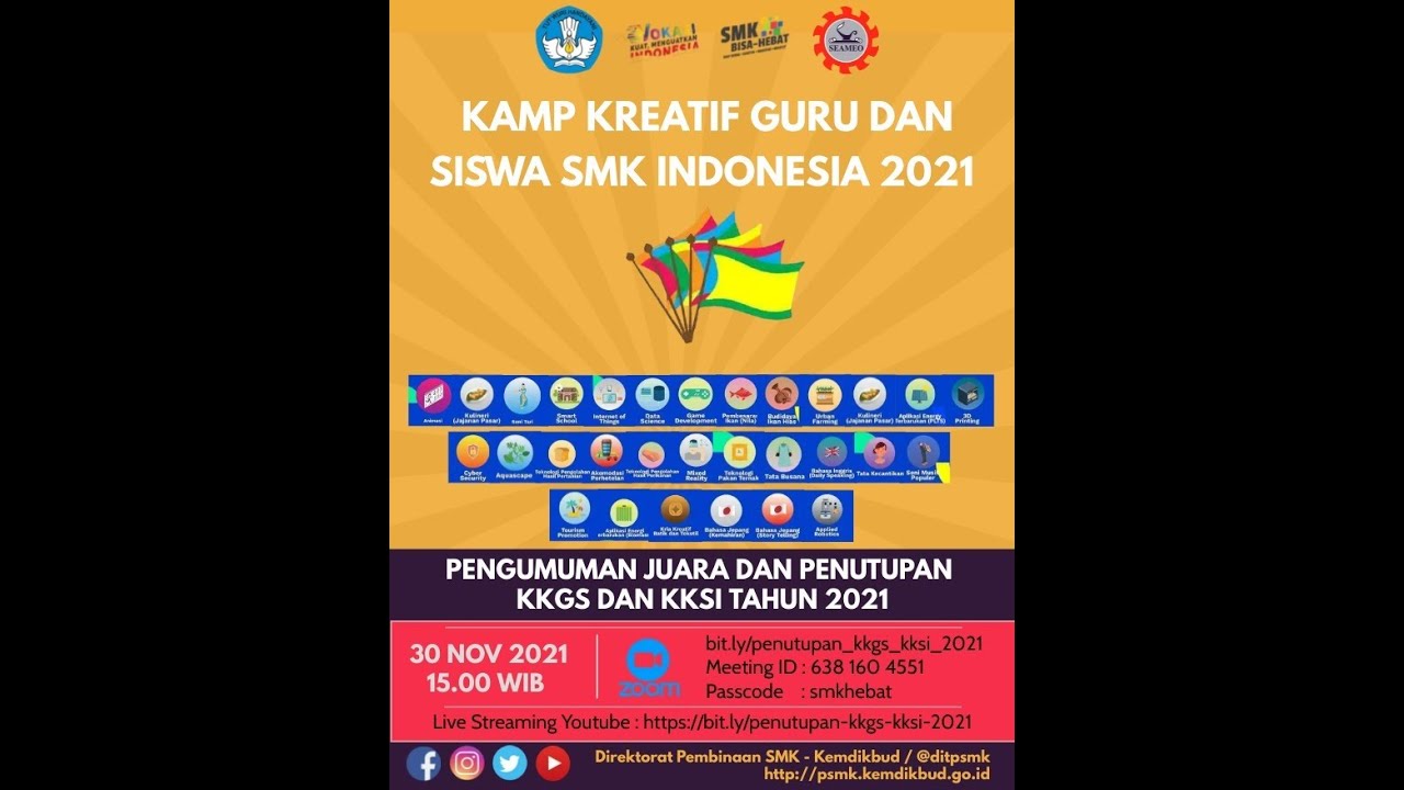 Penutupan KKGS dan KKSI 2021 - YouTube