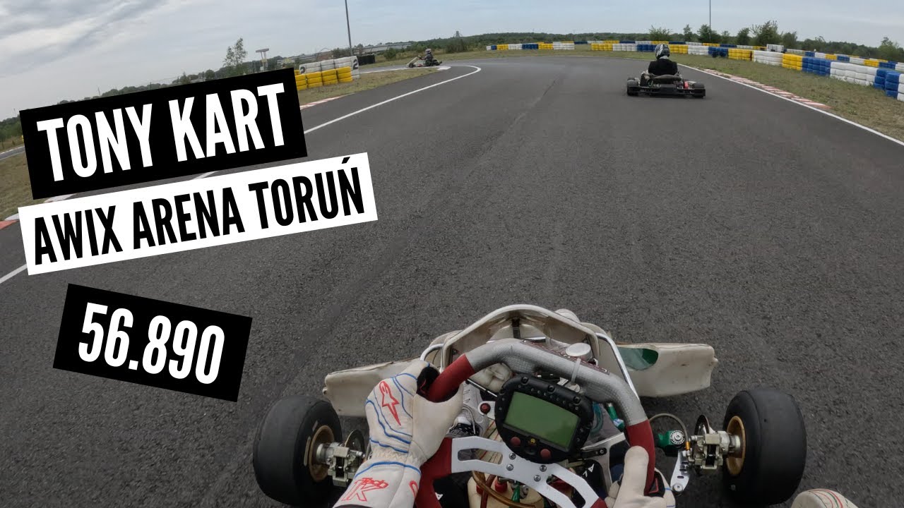 AWIX Racing Arena Toruń | TonyKart | Najlepsze okrążenie 56.890s - YouTube