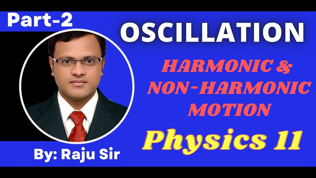 Oscillation | Concept of harmonic and non harmonic motion with ...