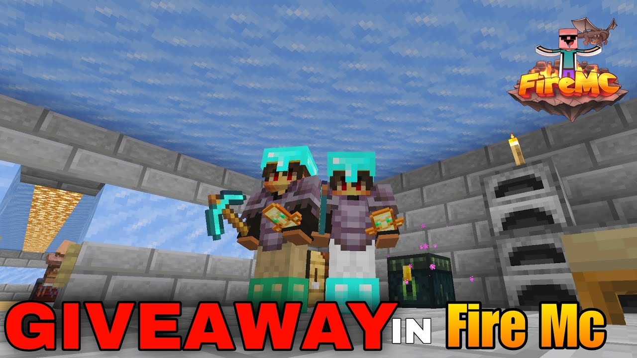 Giveaway In Fire MC 😀|| firemc video || base RAIDING in fire MC ...