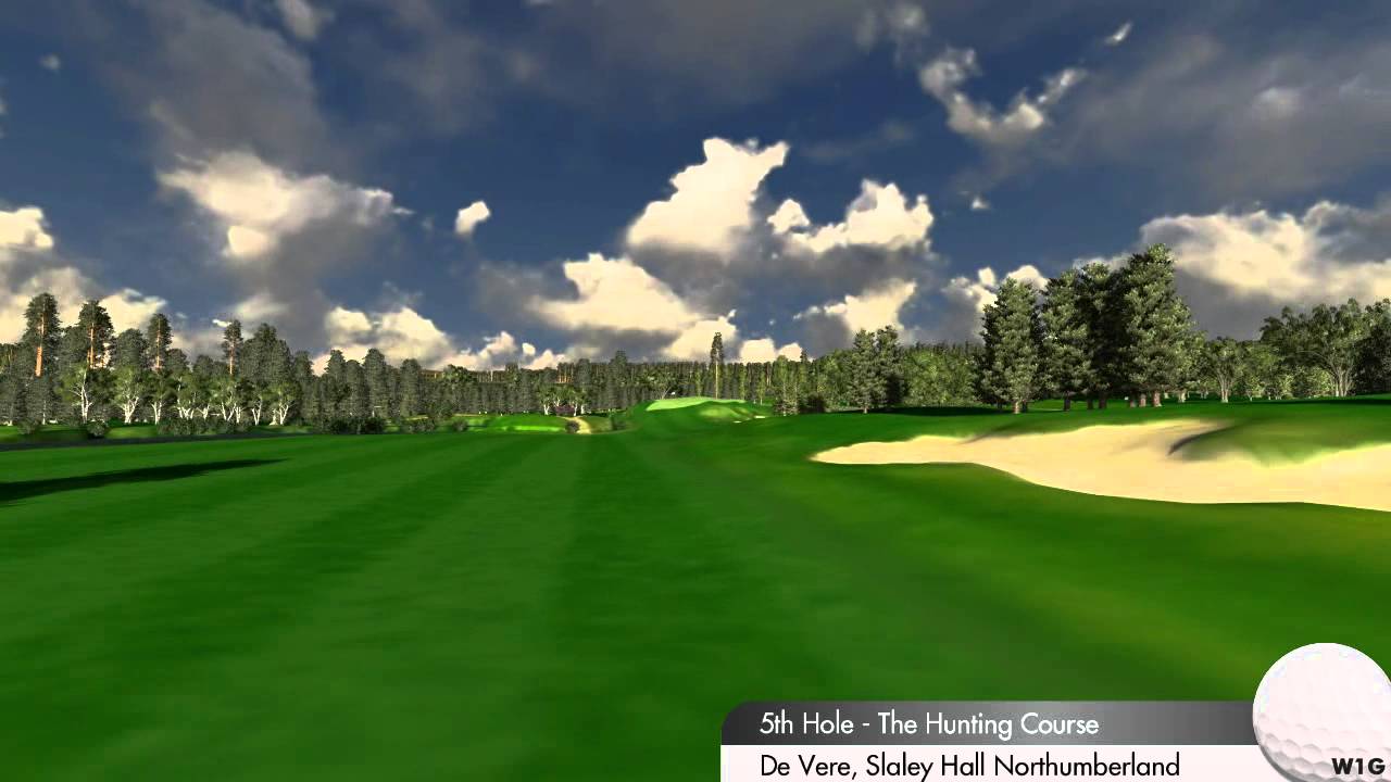 De Vere, Slaley Hall - Hunting Course - Hole 5 - YouTube