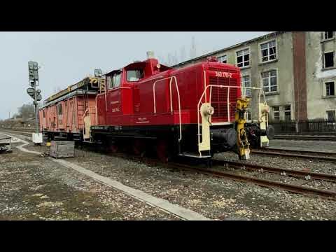 363 170-2 am Alten Rangierbahnhof Oberkotzau - YouTube