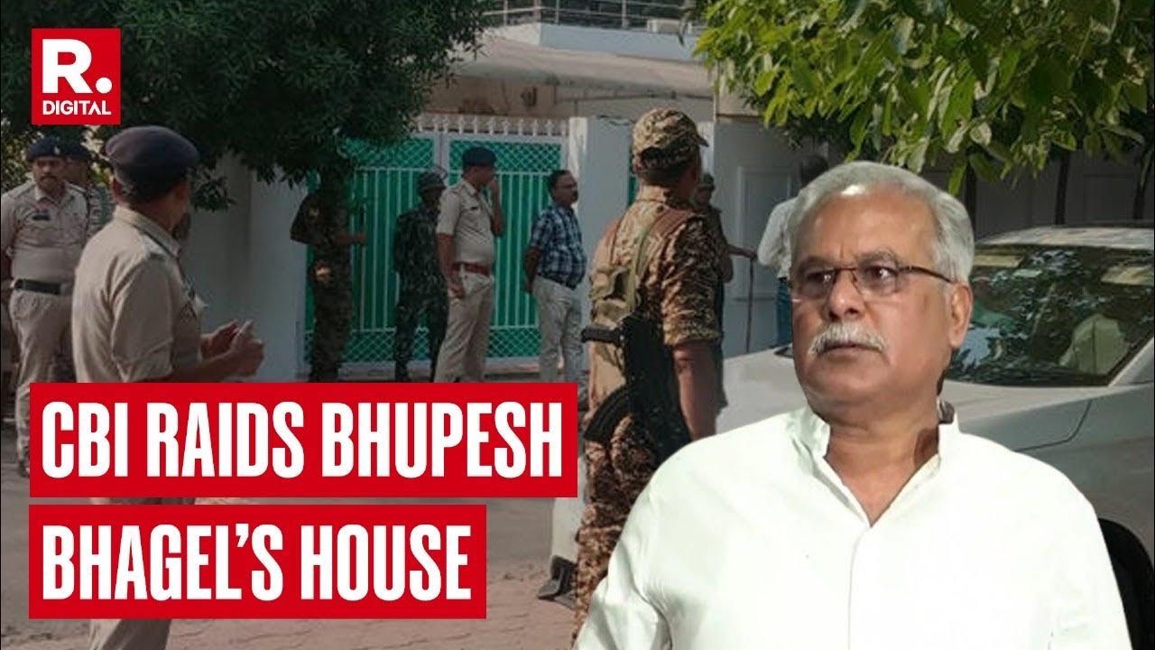 CBI Raids Bhupesh Bhagel’s House | FMR Chhattisgarh CM Alleges Raids Are Political Vendetta ...