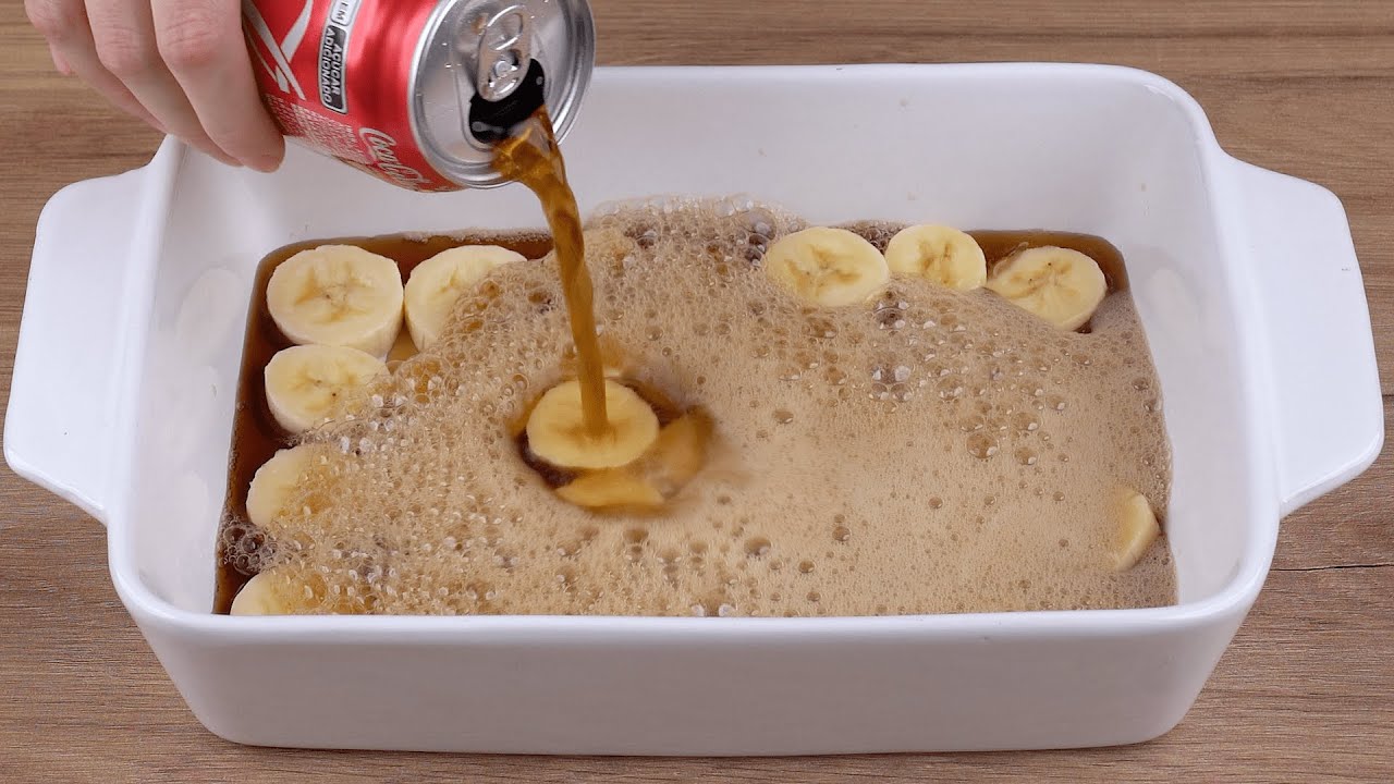 I mixed Coke with some bananas and surprised everyone with the result ...