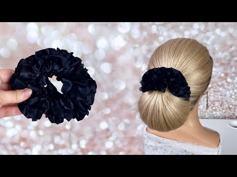 Самый быстрый пучок из 1 резинки. Прически на длинные и средние волосы