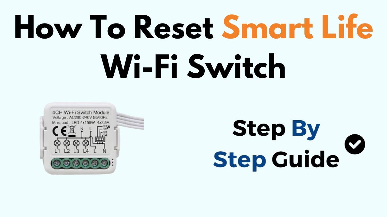 How To Reset Smart Life Wi-Fi Switch - YouTube