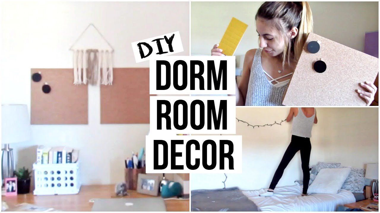 Diy Dorm Room Decor 2016 Gerri1016 Youtube