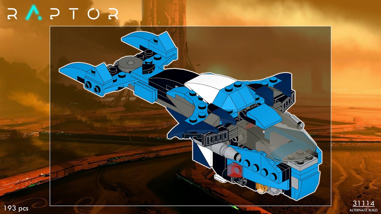 LEGO Creator 31114 Alternate Build - Raptor - YouTube