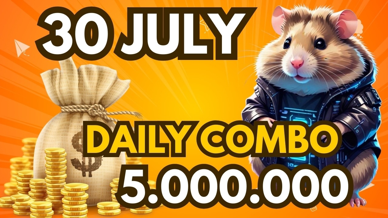 30 Temmuz Hamster Kombat Kombo Kart Daily Combo 30 July Daily Combo # ...