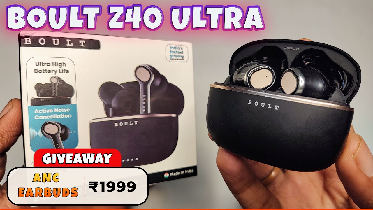 Boult Z40 Ultra earbuds with ANC,100 Hour Playtime | Under 2000 | Boult ...