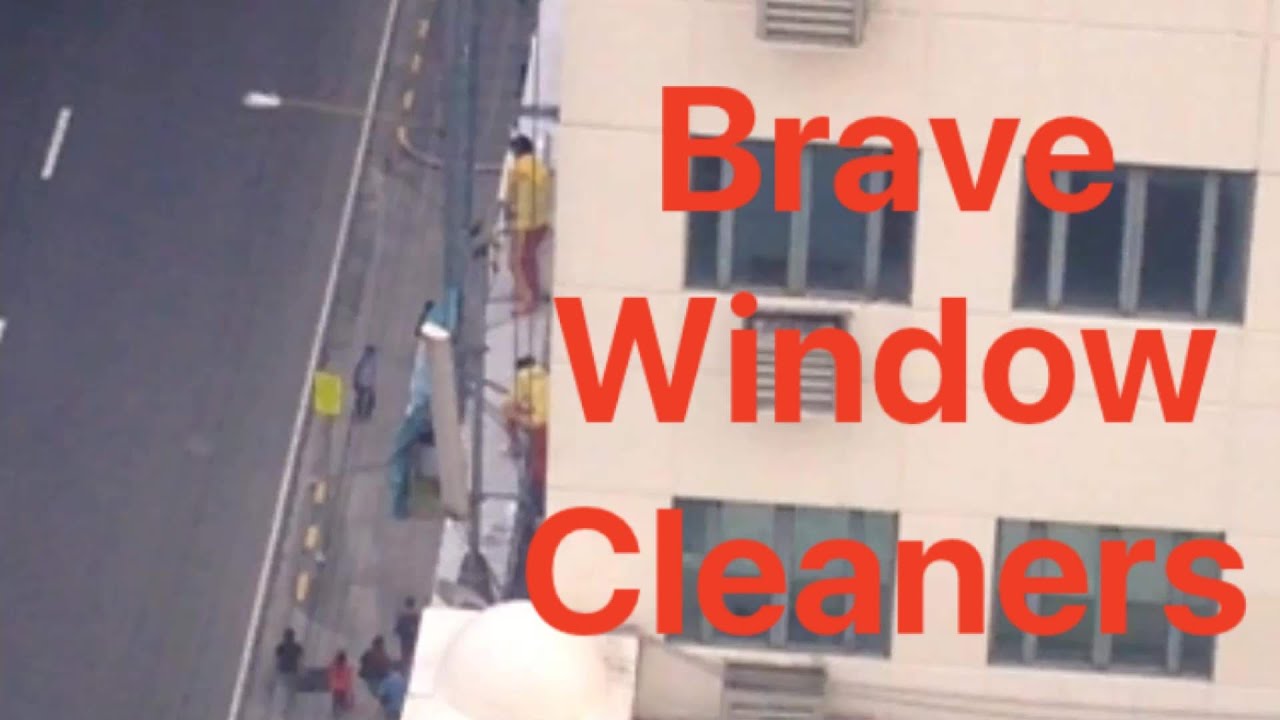 Brave Window Cleaners | Philippines | #Shorts | Ventures Fan - YouTube