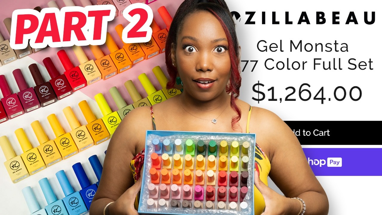 I Tried the New Gel Monsta KOREAN Gel Polish - Worth It? | PART 2 - YouTube