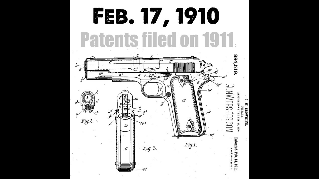 Maxwell G. Atchisson - Hiram Percy Maxim - 1911 patent filed in 1910 ...