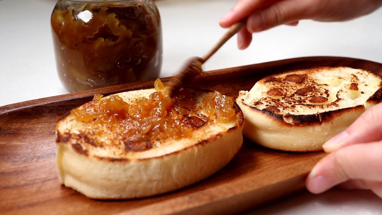 사과 카레 잼 만들기[카레로 잼 만들기/이색 잼 만들기/curry jam recipe] - YouTube