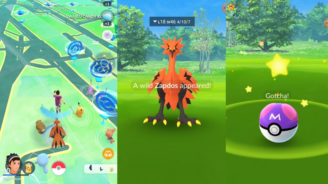 catch Galarian form Zapdos legendary Pokemon - YouTube