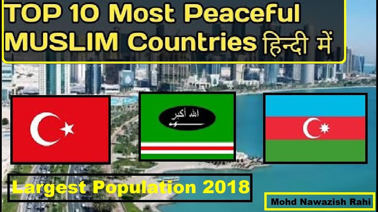Top 10 Muslim Countries Largest Population in the world - YouTube