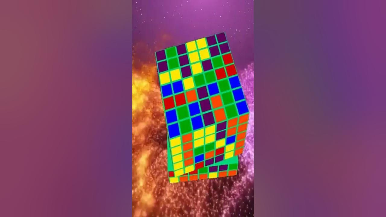 Rubik's cube solve 7x7x7 #shorts - YouTube