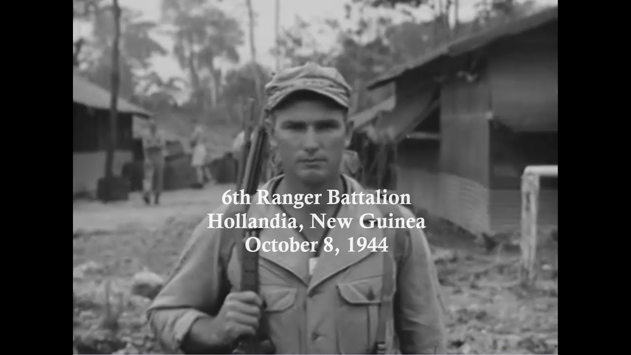 6th Ranger Battalion at Hollandia, New Guinea Preparing for Operations ...