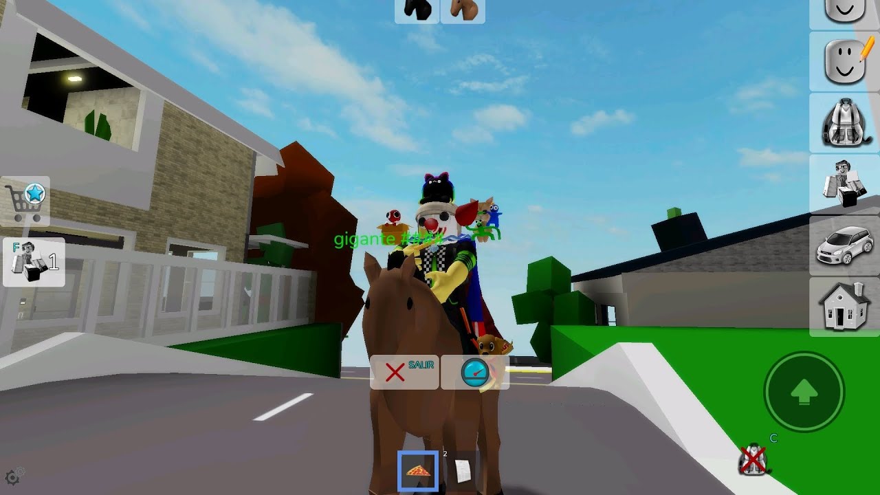 RobloX parte 27 jugamos a Brookhaven y con mi caballo 🐴 darle like y ...