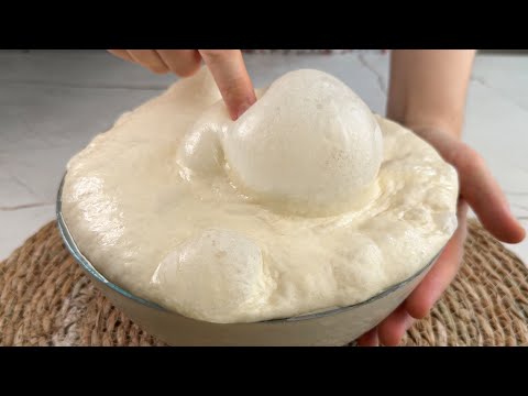 Hamur balon gibi kabarıyor 🎈 Mükemmel ekmek için bu malzemeleri bir arada kullanmanız yeterli.