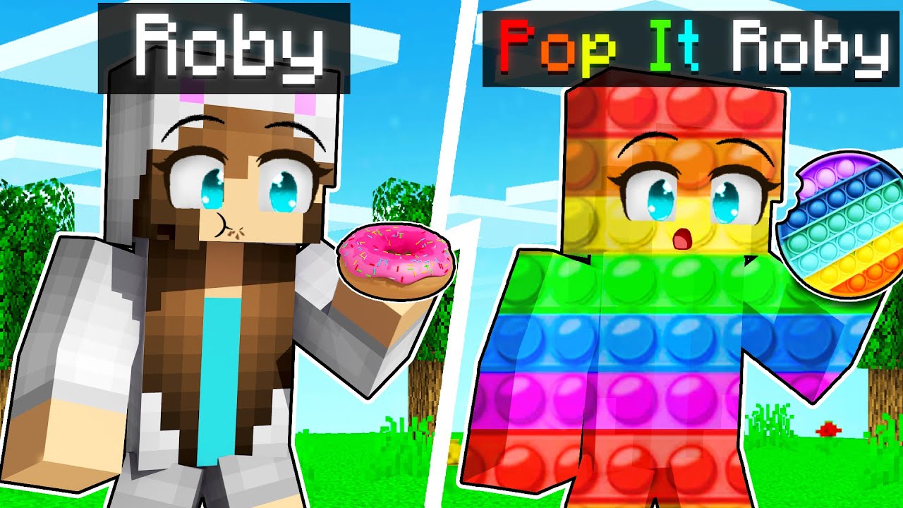 SONO DIVENTATA UN POP IT SU MINECRAFT! - YouTube