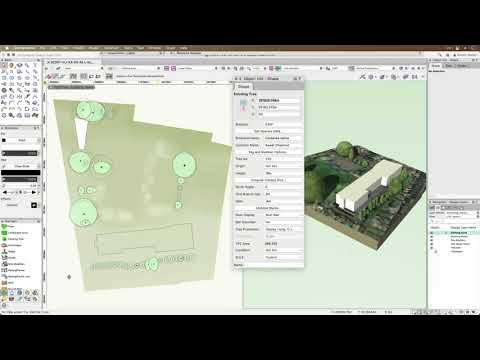 Vectorworks 2022 - GIS Support for Import Tree Survey - YouTube