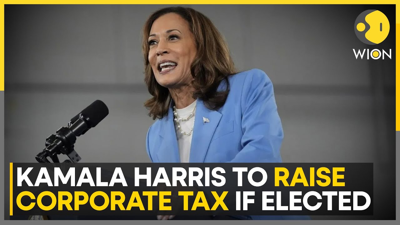 US Election 2024: Kamala Harris proposes raising corporate tax to 28% ...