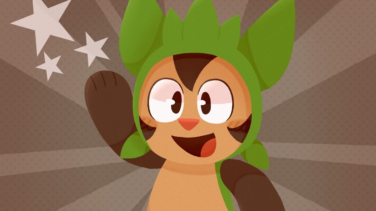 LINELESS ART SPEEDPAINT/TUTORIAL ! (Ft. Chespin Starters) - YouTube