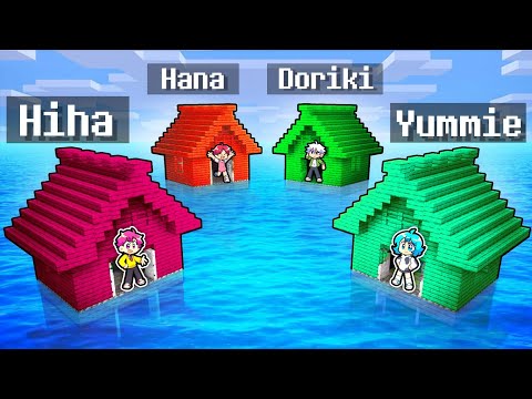 Hiha Thử Thách Đại Chiến SÓNG THẦN NHÀ AN TOÀN Trong Minecraft !? 😱🤩