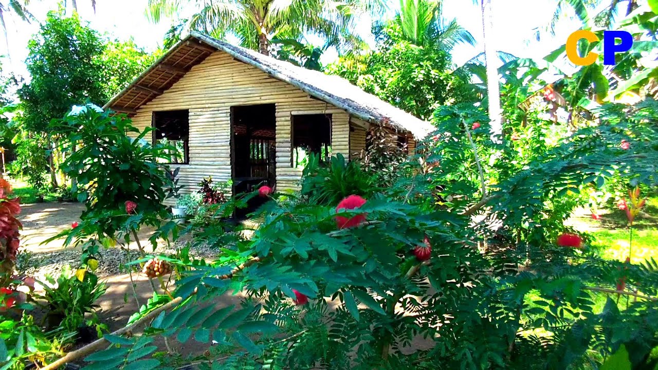 NIPA HUT GARDEN/ PINOY NATIVE HOUSE/ COUNTRYSIDE - YouTube