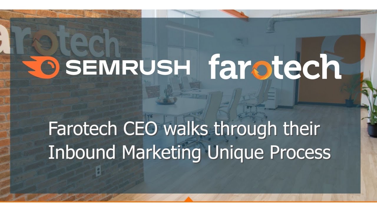 Semrush Content Marketing Conversations | Chris Carr, Farotech CEO ...