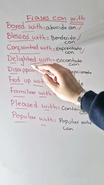 Frases con #WITH: Aprende las expresiones más comunes para hablar con ...