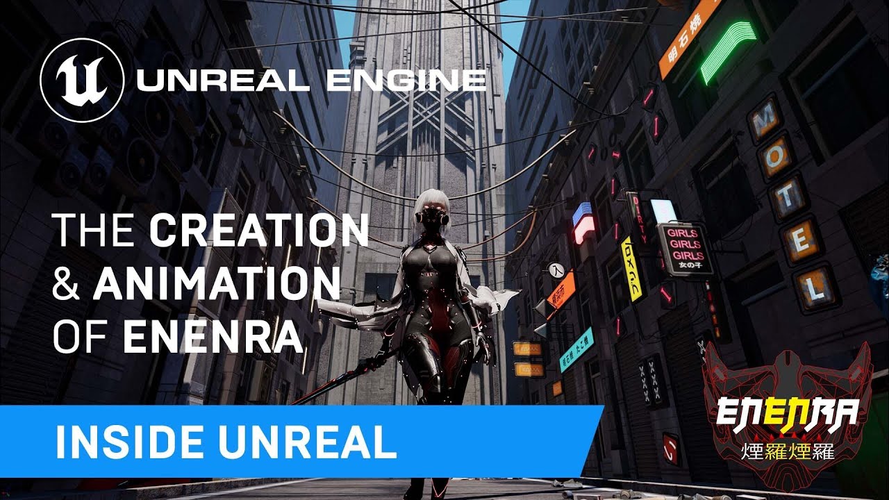 The Creation & Animation of ENENRA | Inside Unreal - YouTube