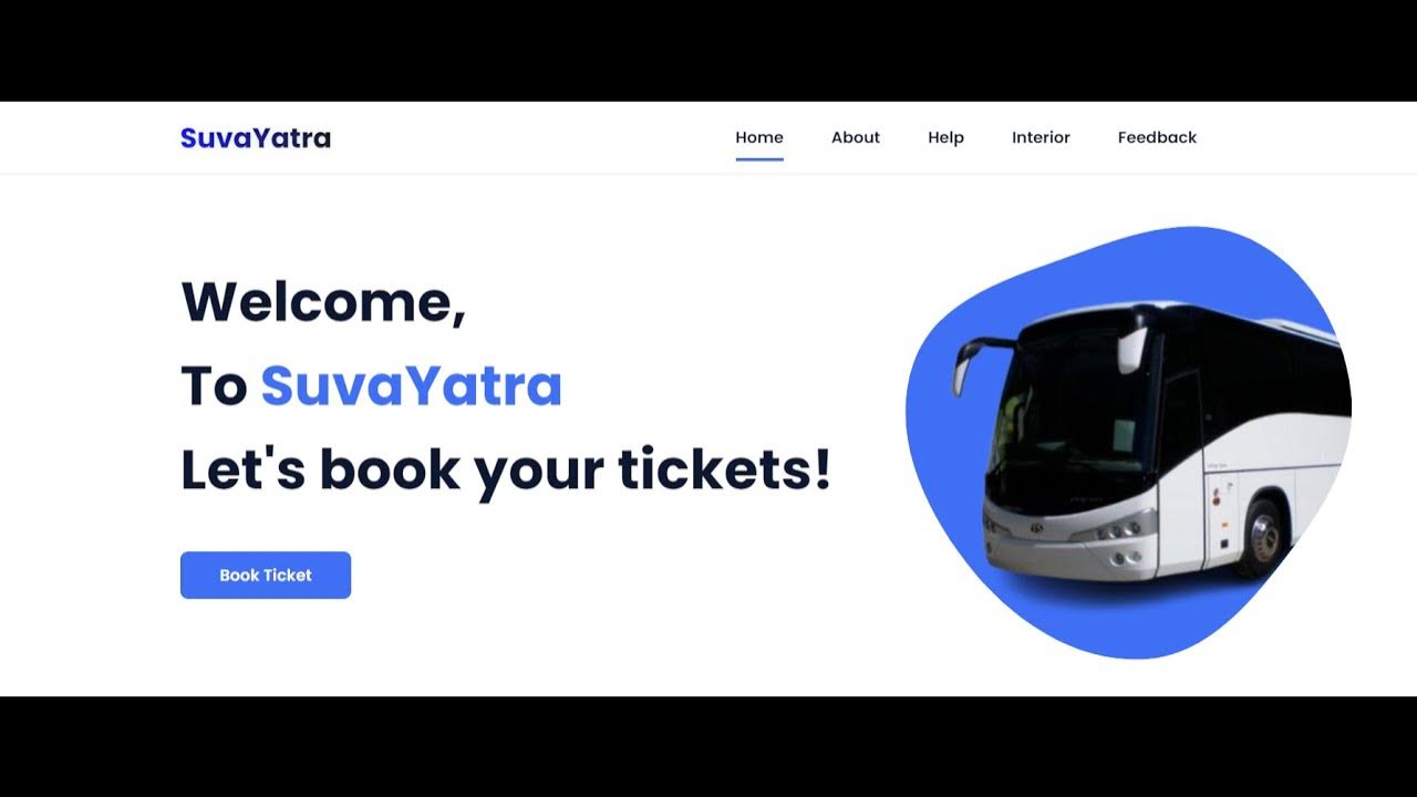 Bus Ticket Booking Website - Using Html/CSS/JS - Fullstack - Django 🔥🔥 - YouTube
