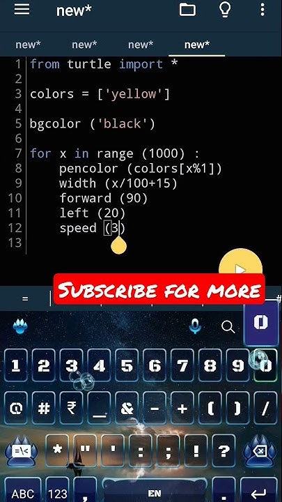 Making Circle Using Python #python #coding #shorts - YouTube