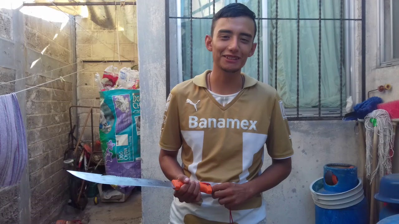 Machete truper tipo rambo de 12 p' - YouTube
