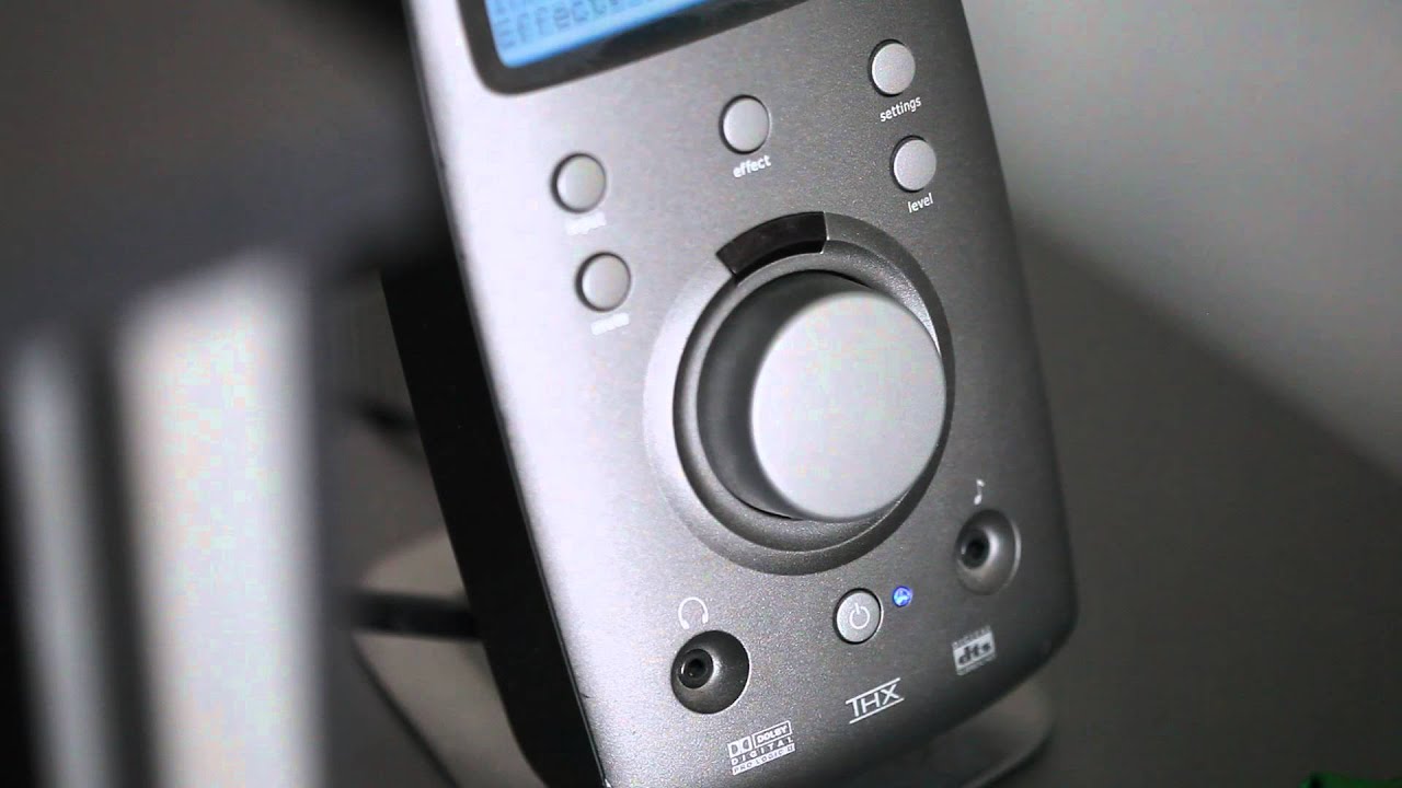 Logitech Z-680 5.1 Surround Sound Speakers - How To Turn On [HD] - YouTube