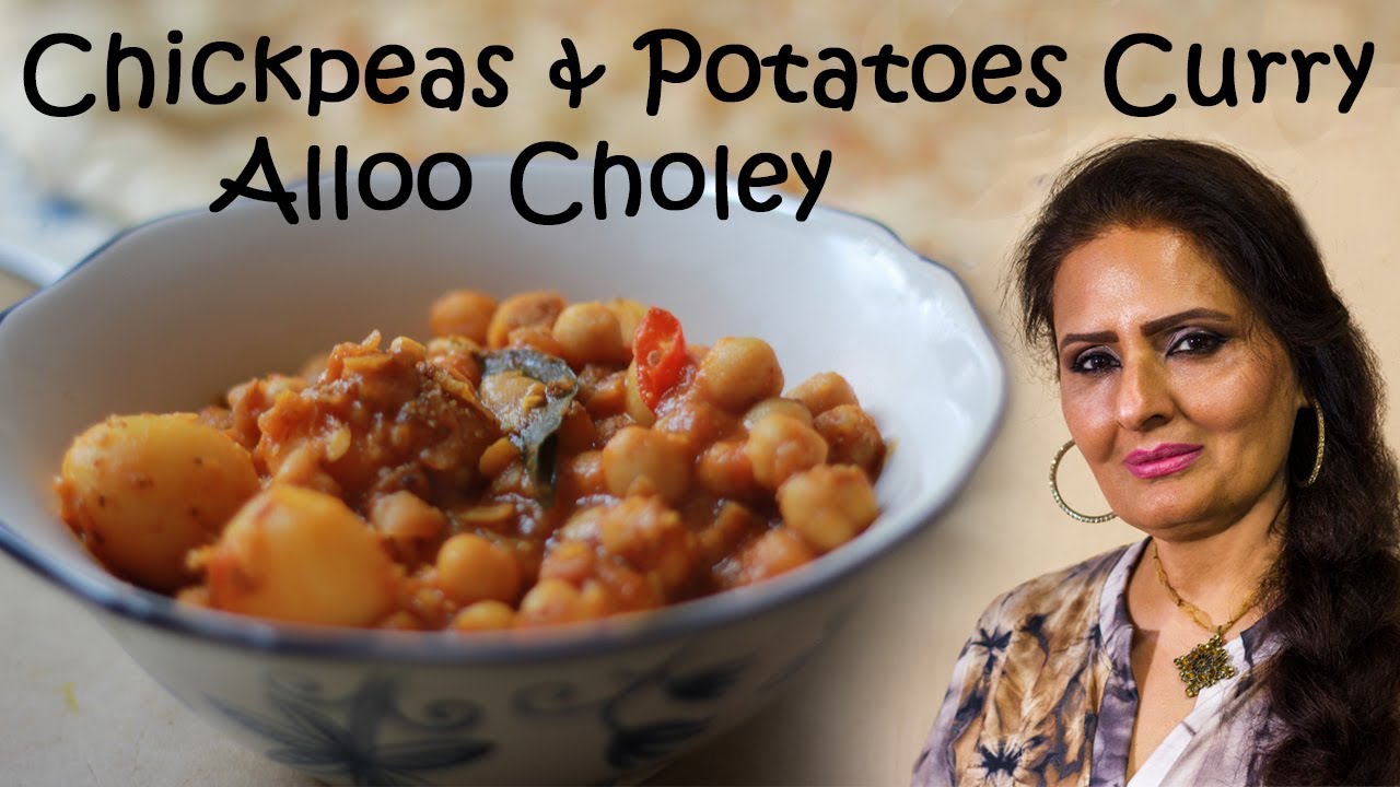 Easy Chickpeas Aloo Chole Recipe - YouTube