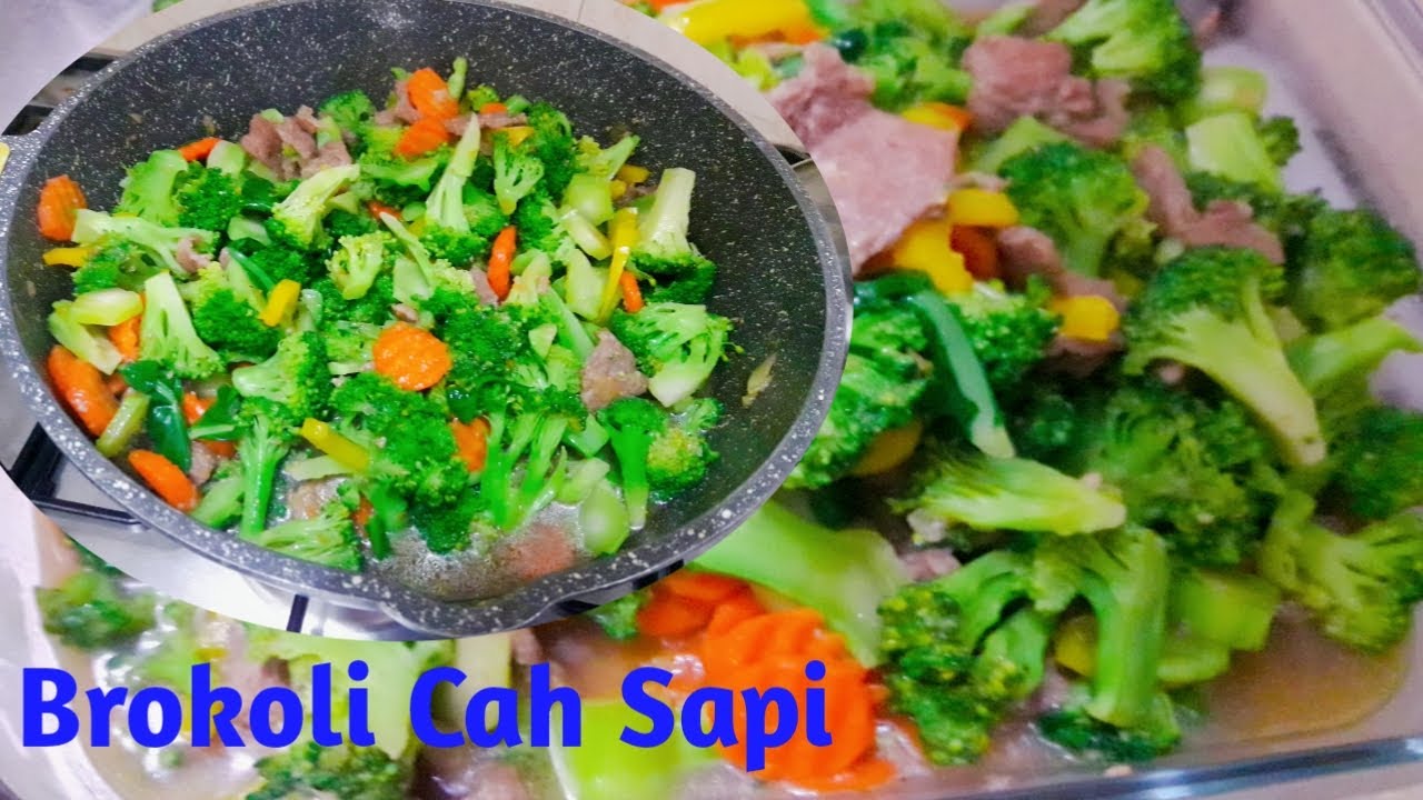 Resep Masak Brokoli Cah Sapi - YouTube