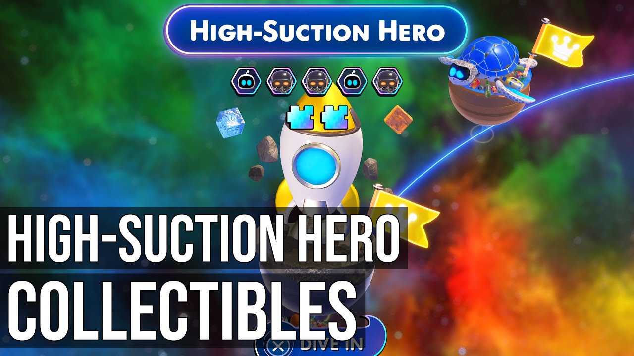 Astro Bot - High-Suction Hero Collectibles - All Bots and Puzzle Pieces ...