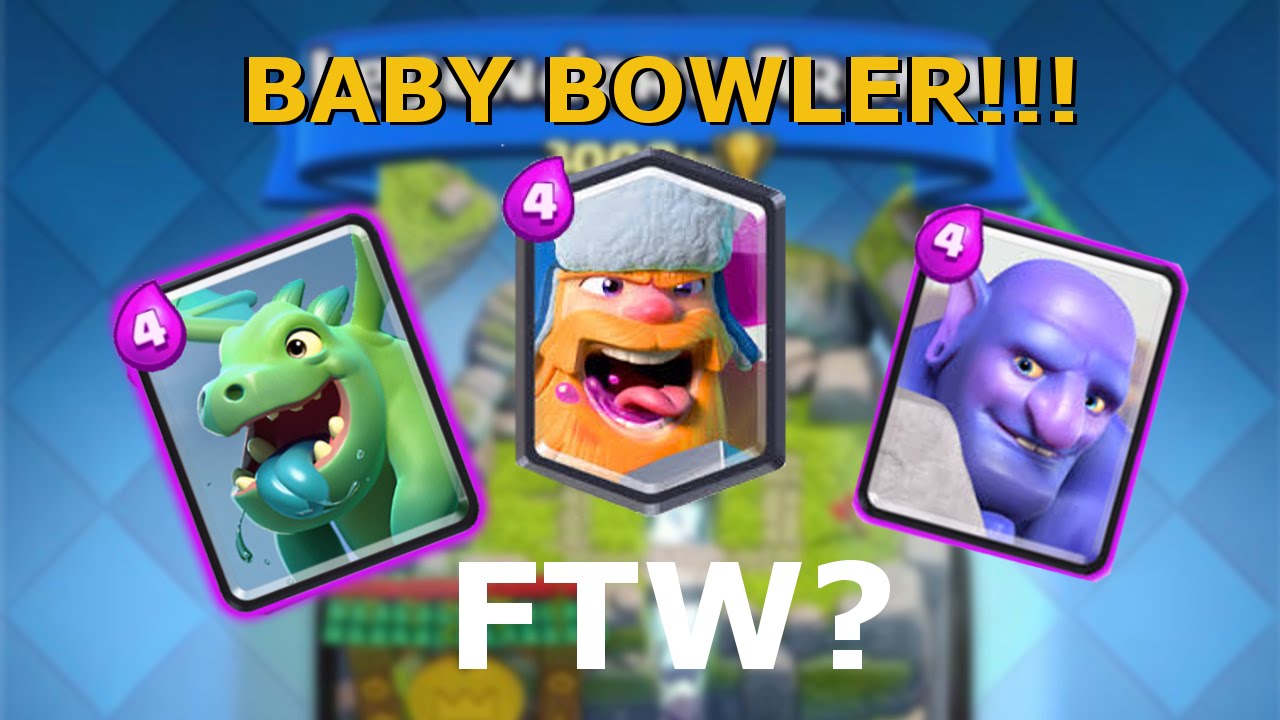 Clash Royale - Mini Baby Bowler Bash! - YouTube