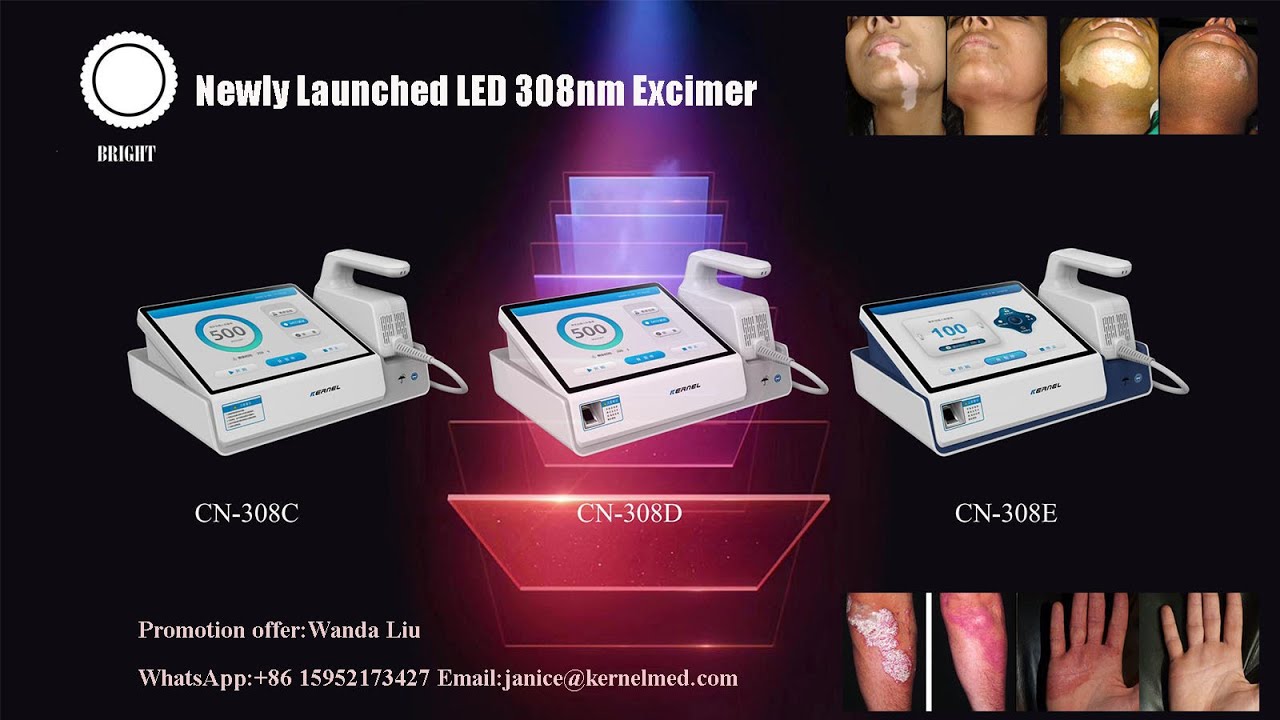 Kernel CN-308E/KN-308E 308nm LED excimer lamp new launch - YouTube