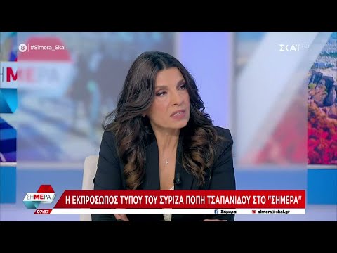 Π. Τσαπανίδου: «Η ΝΔ κάνει την ευθύνη μπαλάκι και την πετάει στους ...
