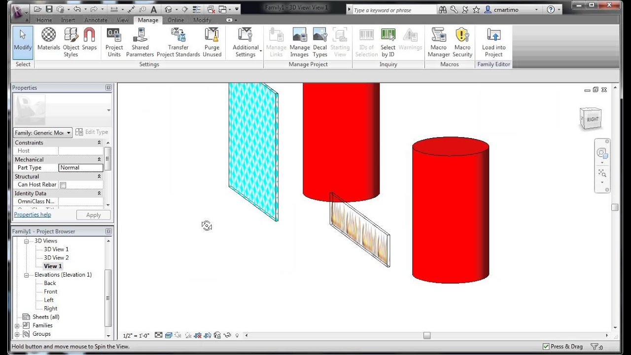 cutout material with Revit - YouTube