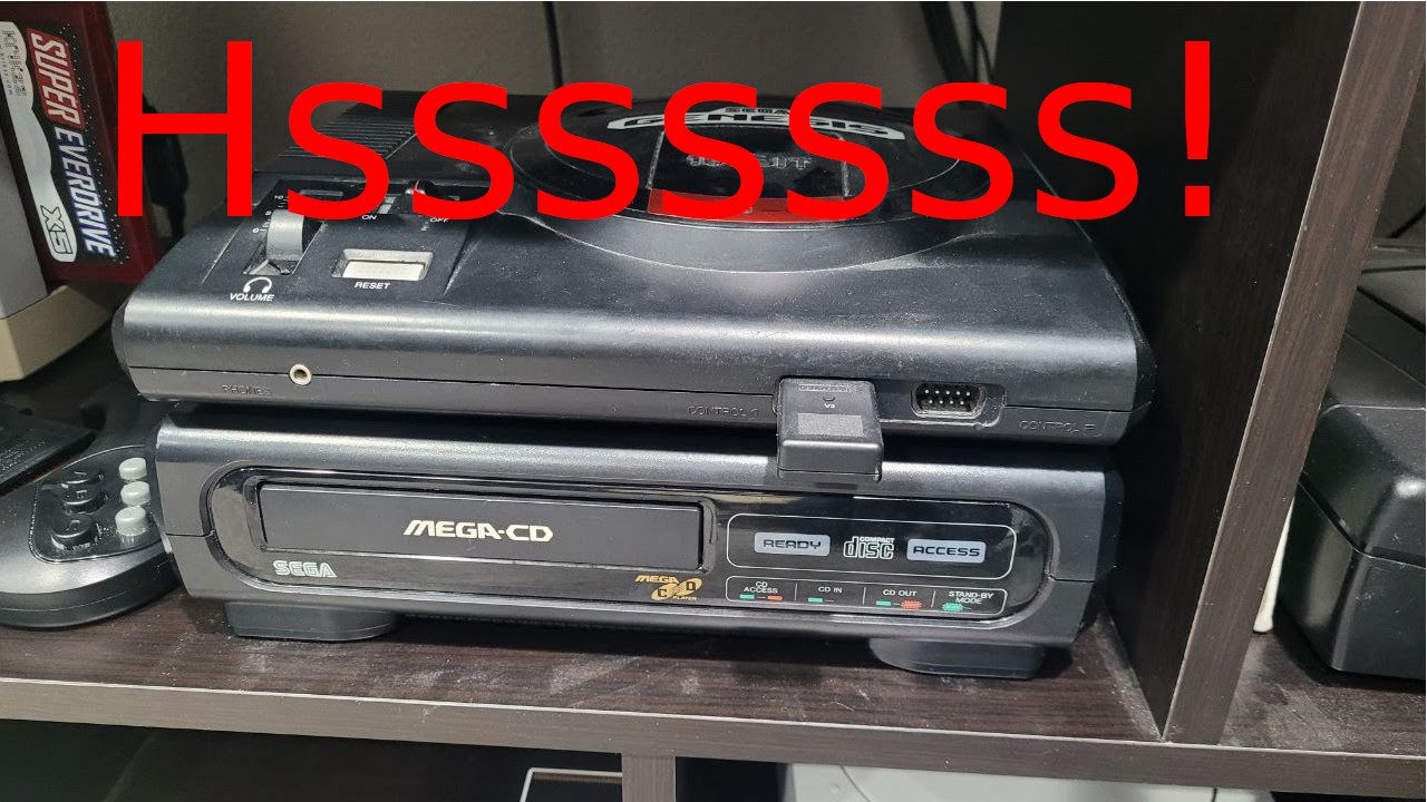Sega/Mega CD hissing audio troubleshooting - YouTube