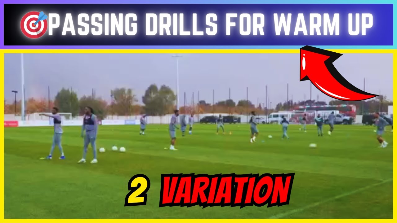 Passing Accuracy Drills Football / 2 VARIATION - YouTube