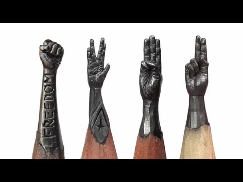 Epic Pencils Sculptures By Salavat Fidai - YouTube