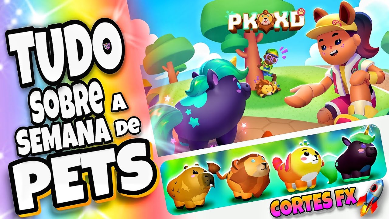PK XD NOVA ATUALIZAÇÃO SEMANA DE PETS - CORTES FX DA LIVE - YouTube