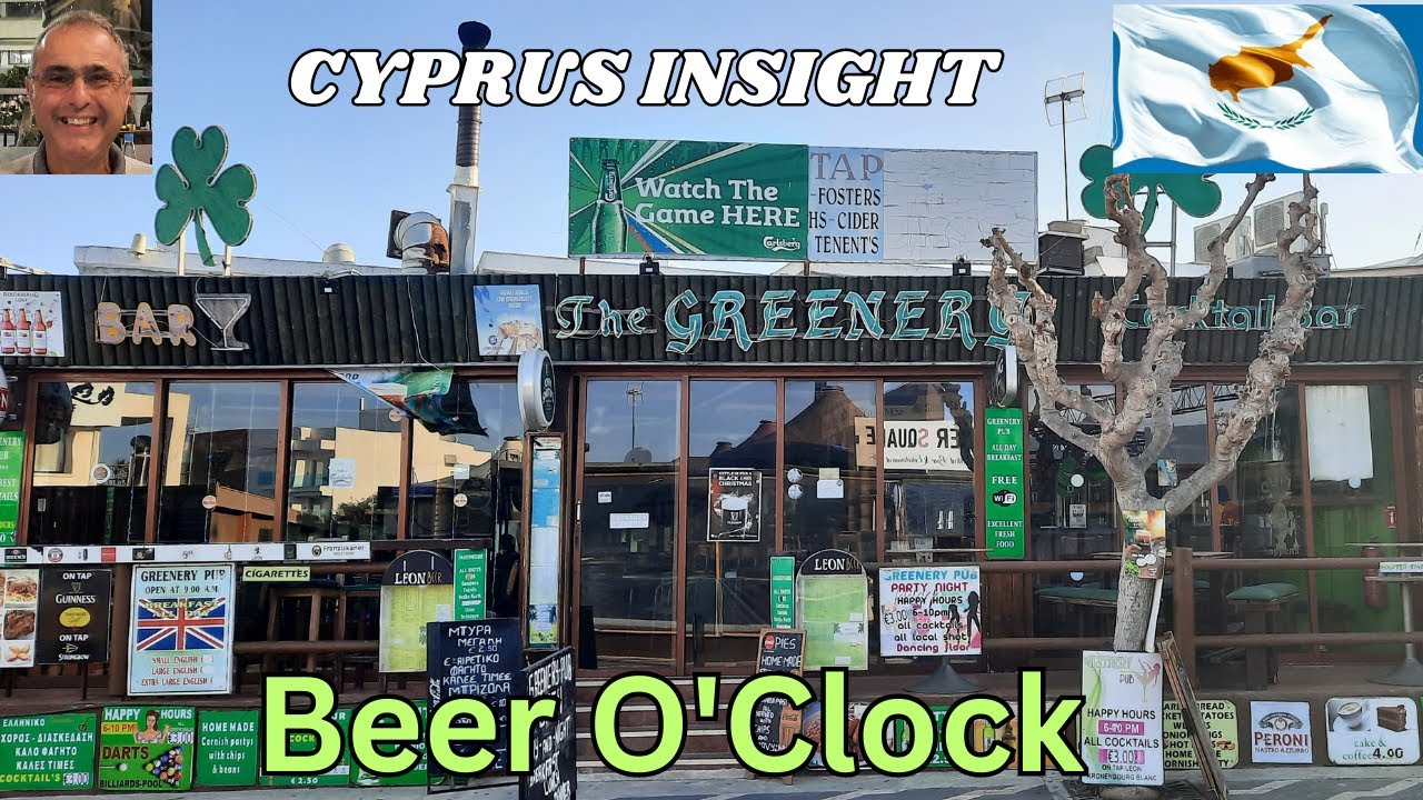 Greenery Bar Protaras Cyprus - Time for a Slow Beer - YouTube